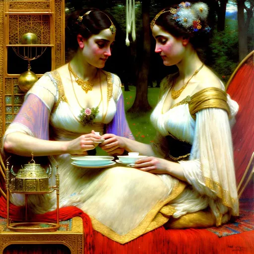 SYBIL, the stern, matronly Oracle of Limbo, is seate... | OpenArt