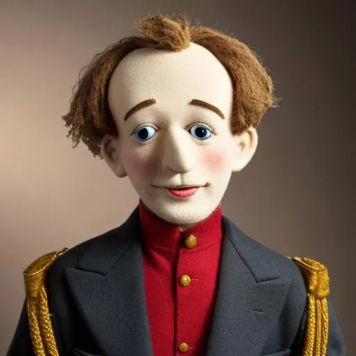 Aragorn made of felt in the Muppets | OpenArt