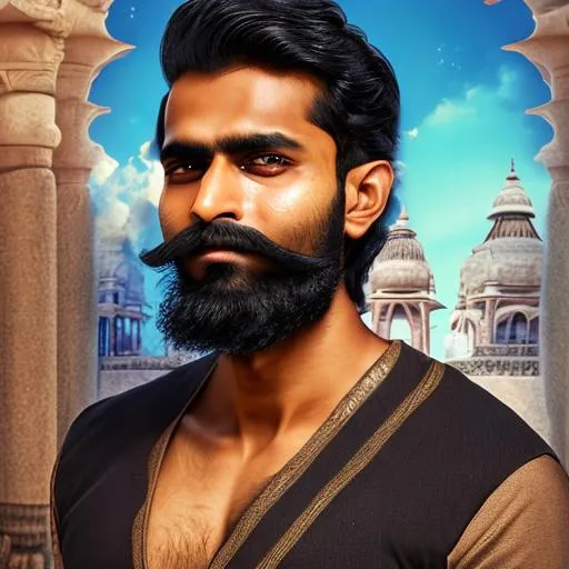 4 Digital drawing of south indian actor Dhanush of h... | OpenArt