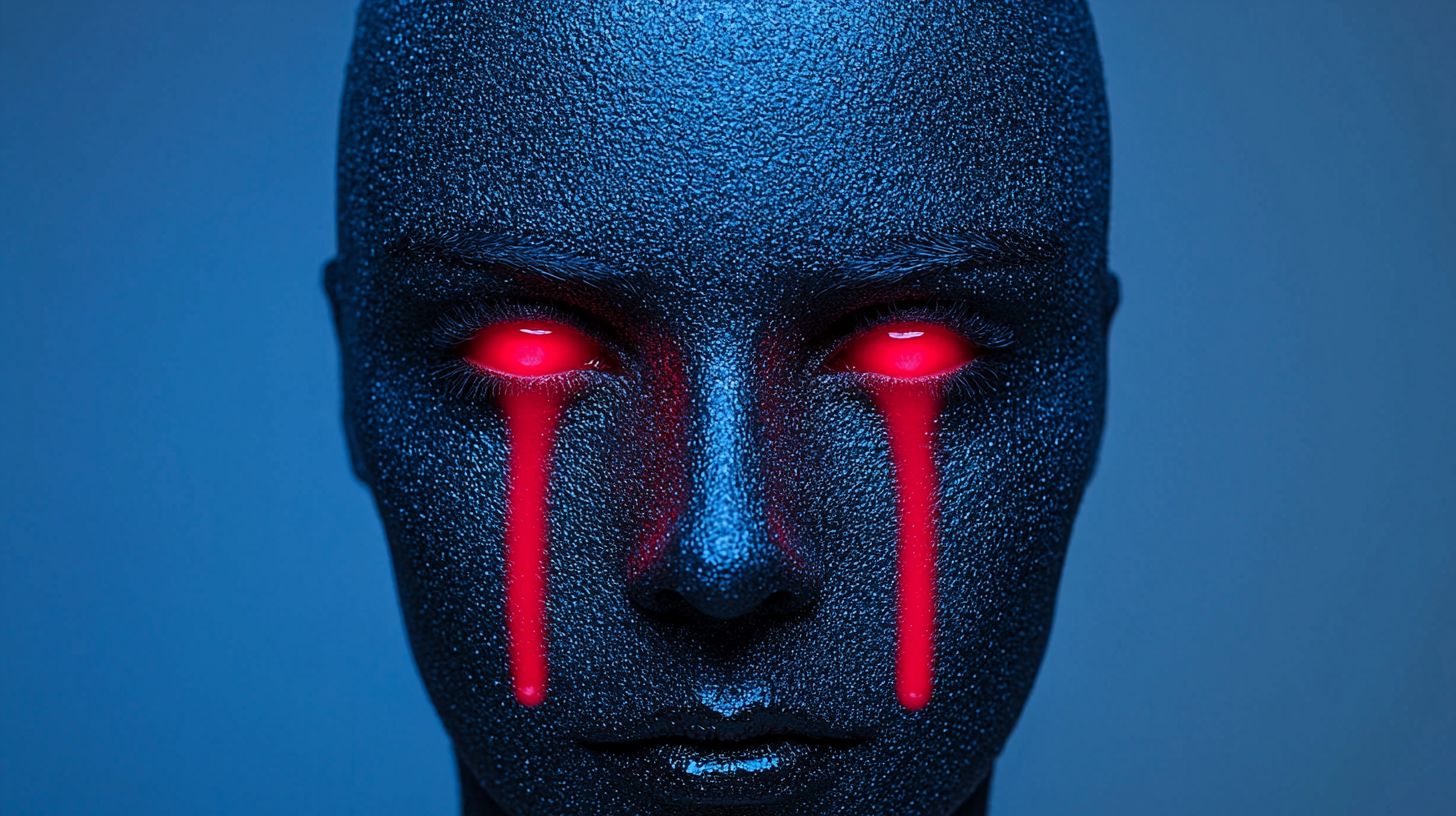 red is hot, blue is cold