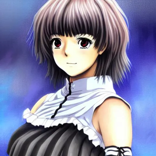 anime portrait of Casca from Berserk wearing an anim...