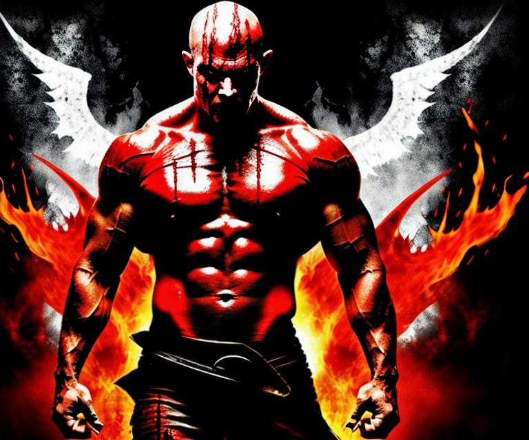 Demon, Bloody, evil, sinester, bloody body, blood, d... | OpenArt