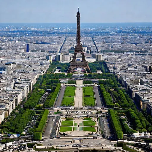 A view of (Paris, France - Known as the City of Ligh... | OpenArt