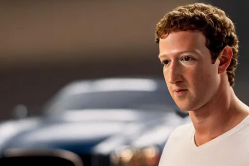 4k photo realistic cinematic still of ((Mark Zuckerb...
