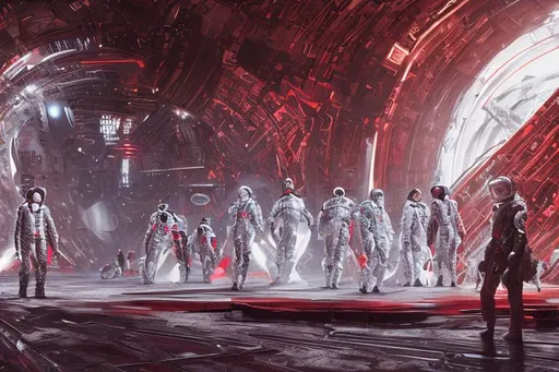 concept painting of epic space opera scene, epic cir... | OpenArt