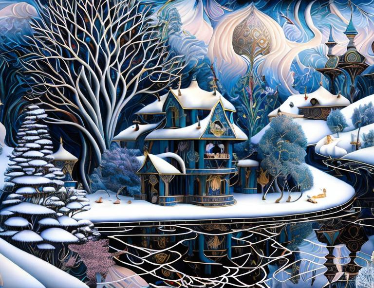 A hyper-detailed work, ultra-complex, colorful, Dani...