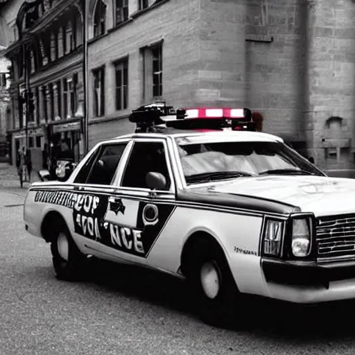 a cop car