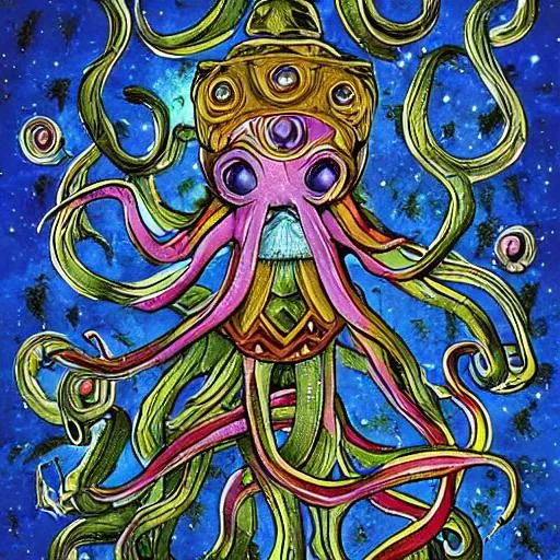 red octopus psychedelic | OpenArt
