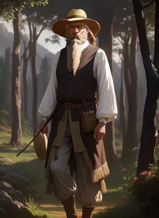 A frontier family in 1800s attire enjoy summertime a... | OpenArt