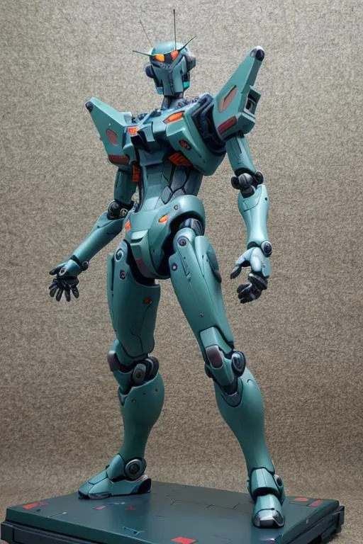japan anime robot Evangelion Unit 02, random pose, r...