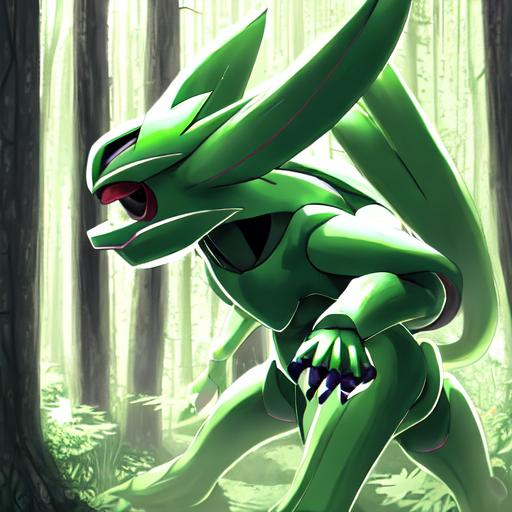 Dream, pokemon, 6-legs, green, white mask, anime, p... | OpenArt