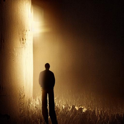 a man hidden in the darkness | OpenArt