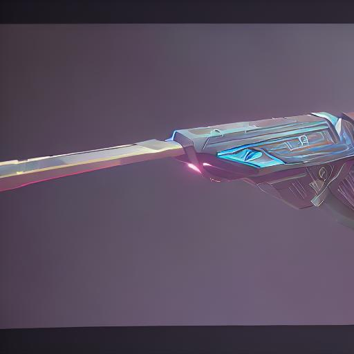 concept art of a futuristic gun