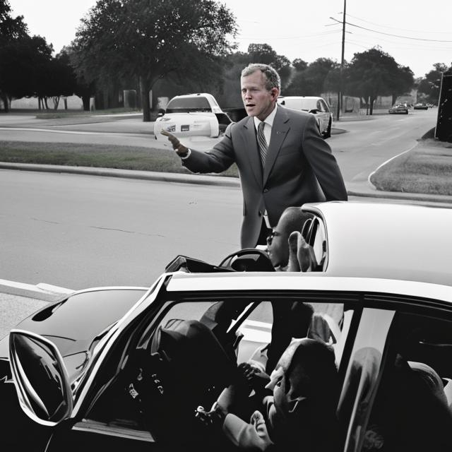 George bush, drive by, gang shit, thug life, epic photo