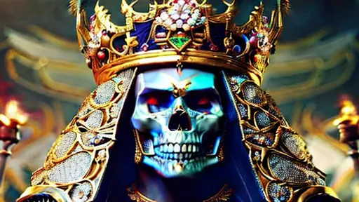 Insanely detailed face portrait photography of a maj...