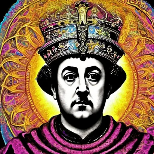 emperor justinian psychedelic album cover