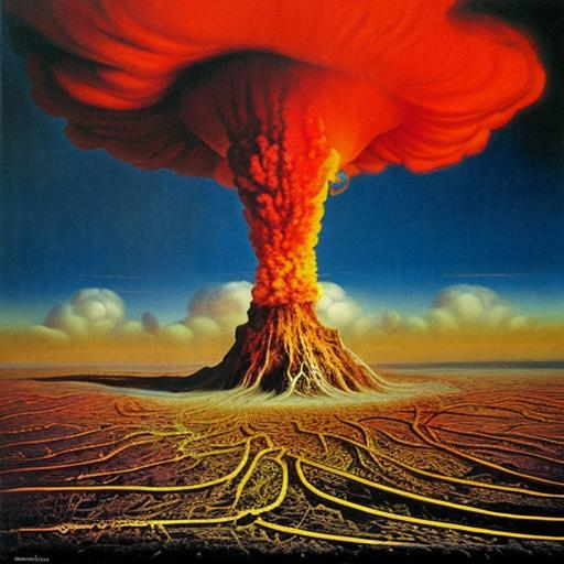 Nuclear explosion, surrealism | OpenArt