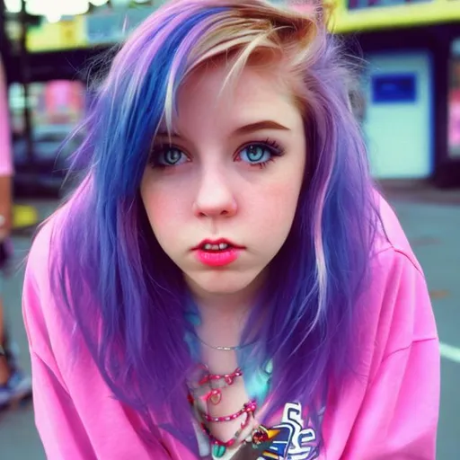 tumblr girl but its the 1990s