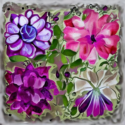 beautiful flower log | OpenArt