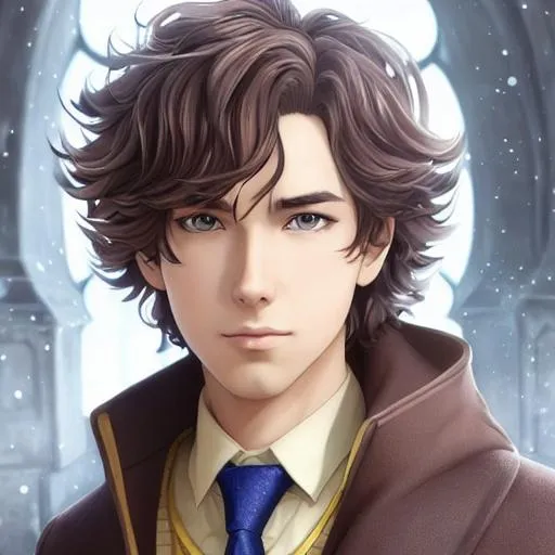 1 boy, hyper realistic watercolor masterpiece, full...