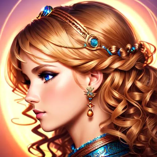 Sci-fi Fantasy alt tribal primitive princess, profil... | OpenArt