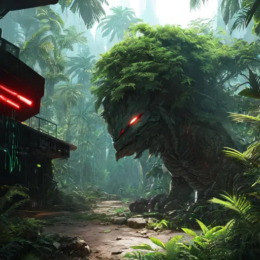 predator yajuta in the jungle, unreal engine, octane... | OpenArt