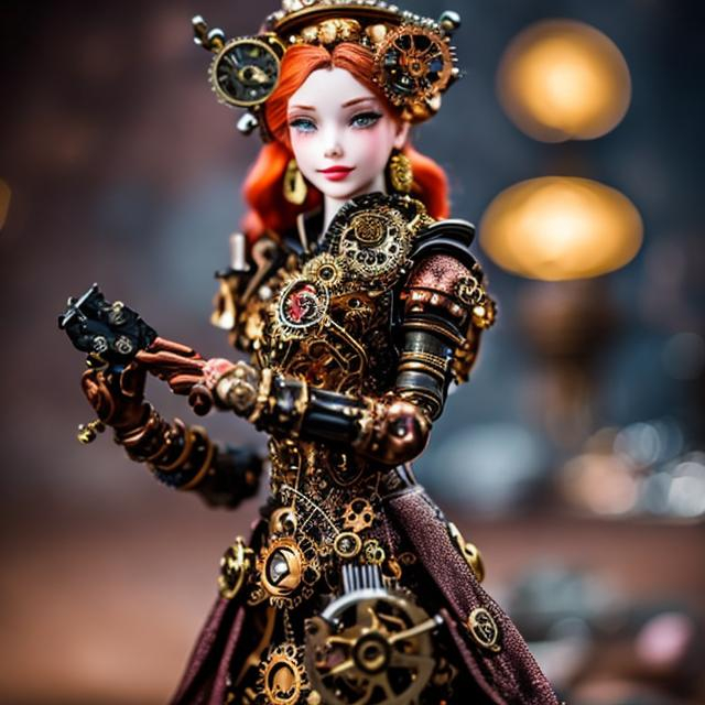 In a realm of gears and steam, behold the Steampunk... | OpenArt