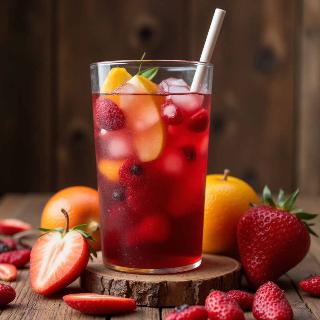 fruity fantasia close up cinematic photography fruit...
