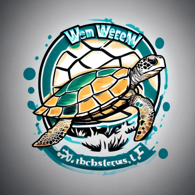 Weiss team logo with a Sea turtle