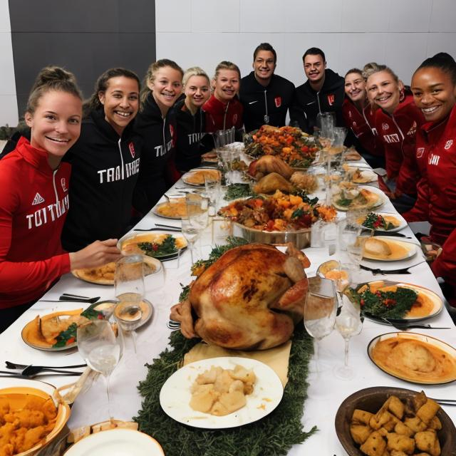 Team Thanksgiving at the Olympic Games