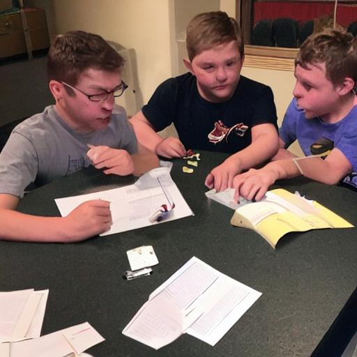 The boys playing dnd | OpenArt