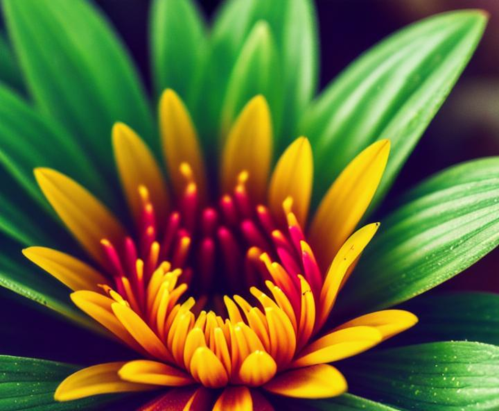 macro photography of a flower | OpenArt