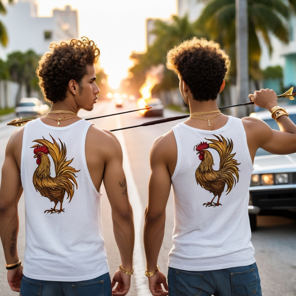 20 something slender male olive skinned cuban twins...