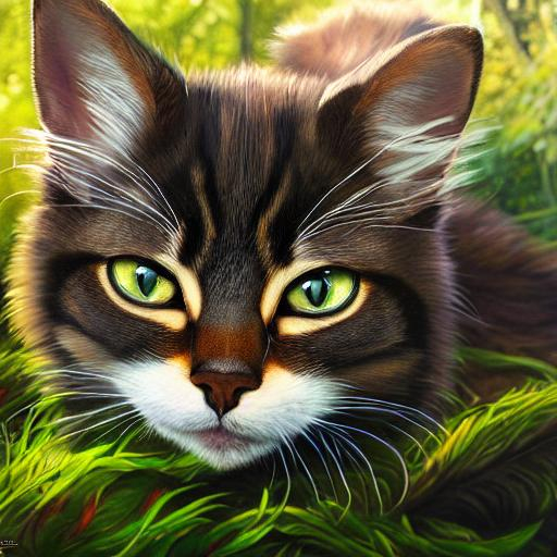 Erin hunter, warrior cats, realistic cat, detailed f...