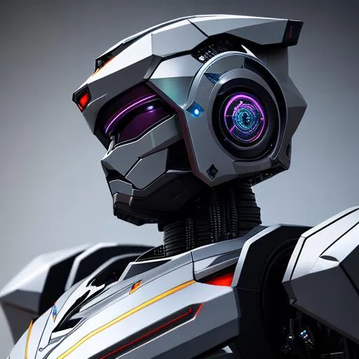 epic 3d potrait of a robot wearing mech armor made w... | OpenArt