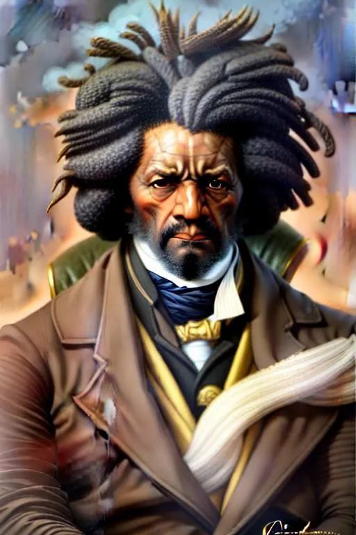 Angry depiction of Karl Marx, intense expression, re... | OpenArt