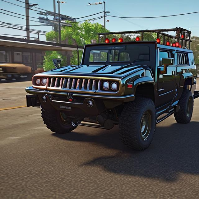 Hummer H1 lowrider Crenshaw