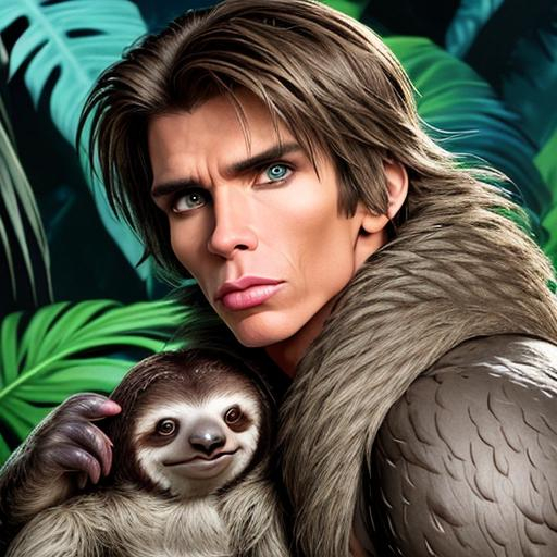 Derek Zoolander is a sloth, blue steel, male model,... | OpenArt
