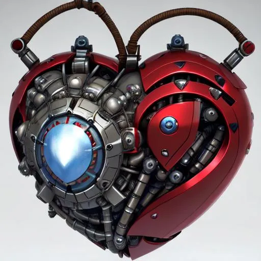 Metal heart of iron robot, best quality, masterpiece... | OpenArt