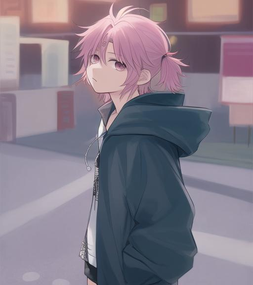 Ryou yamada dengan background chill