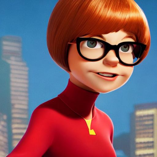 Velma Dinkley Pixar animation the Incredibles, high... | OpenArt