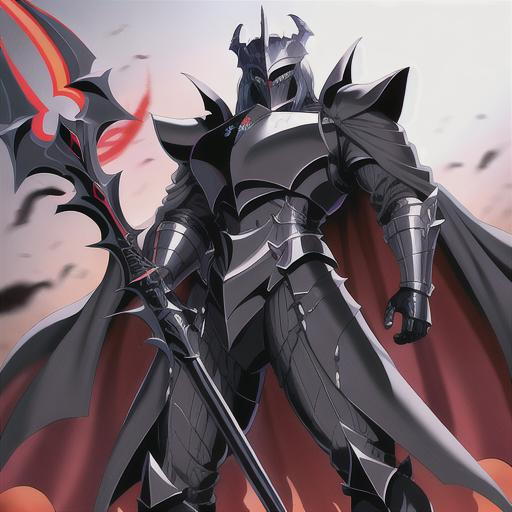evil knight king lord god destroyer war monger with... | OpenArt