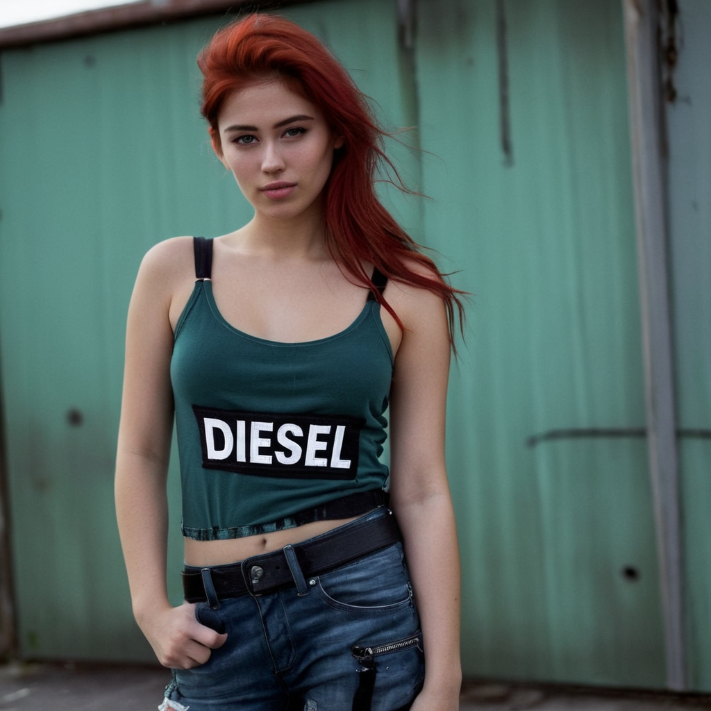Ariel wearing Diesel