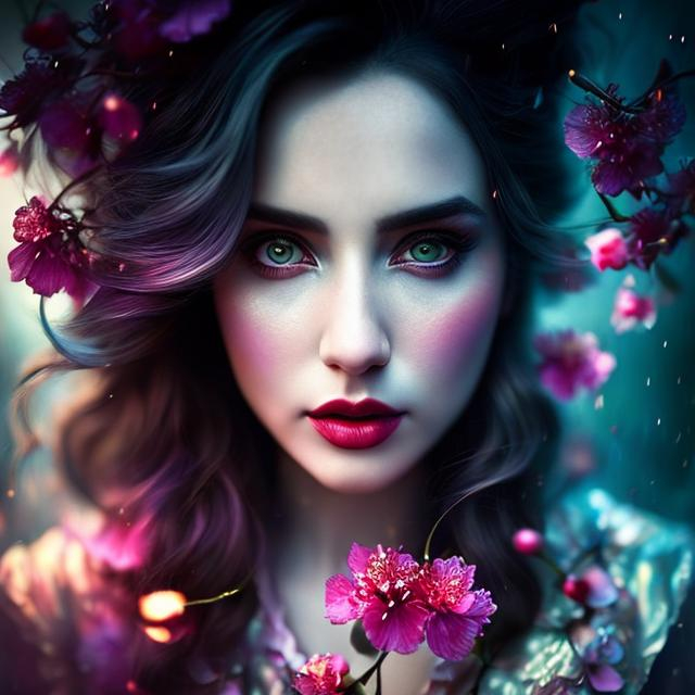 alice in wonderland, hyper realistic, reflections in... | OpenArt