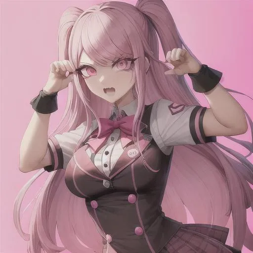 Danganronpa mastermind girl that looks cute, and is... | OpenArt