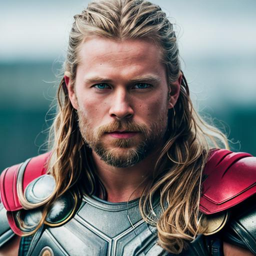 RAW photo, photorealistic Thor, (high detailed skin:... | OpenArt