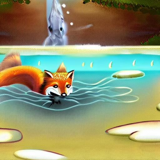 furry art, anthro digitigrade natural - colored fox... | OpenArt