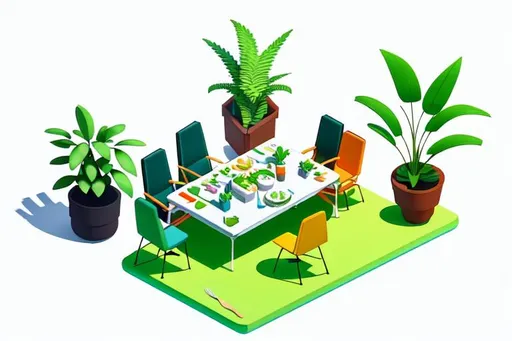 a detailed lunch on the table while relaxing at work... | OpenArt