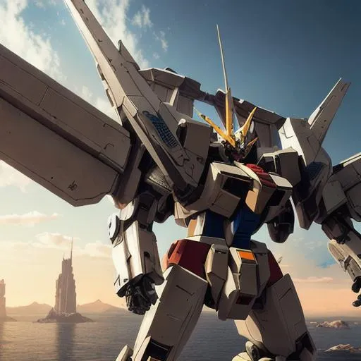 Gundam, frame inversion, detailed face, large mech l... | OpenArt