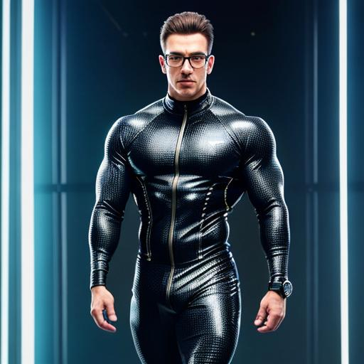 (full body shot) of a Muscular male secret agent and... | OpenArt